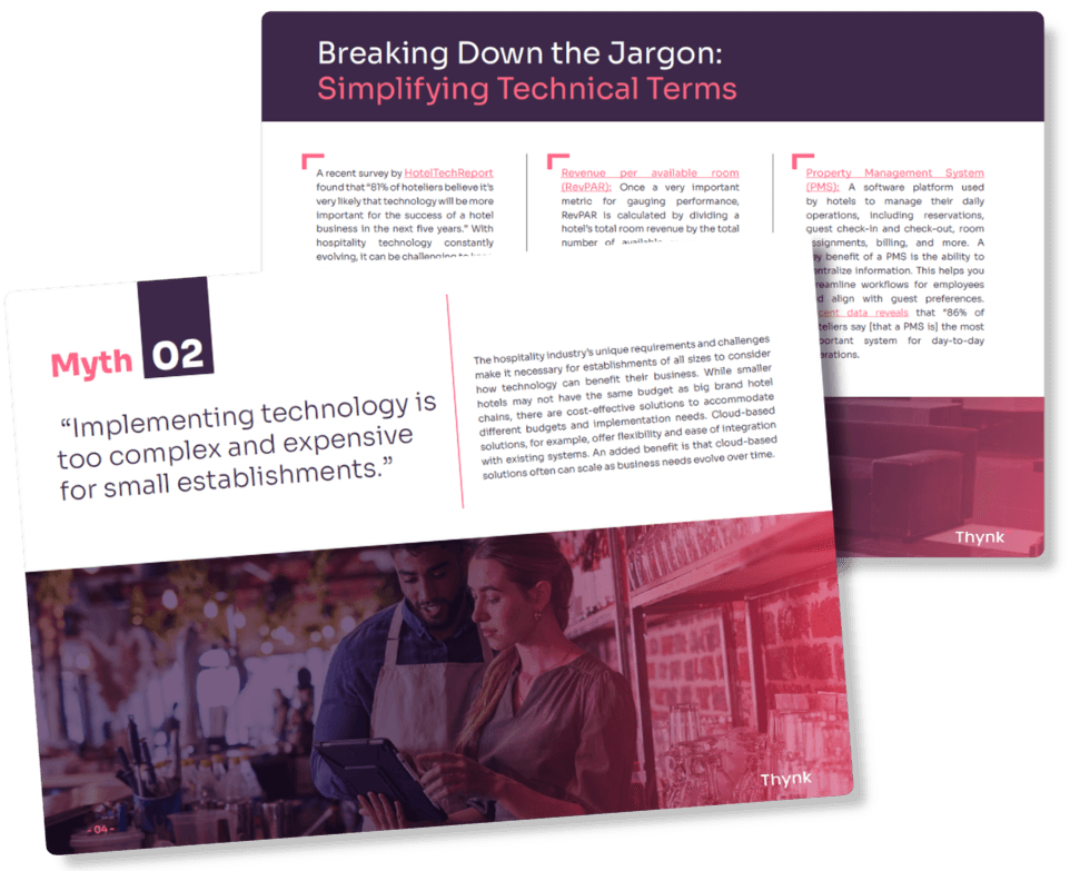 Thynk eBook Humanizing Hospitality Technology